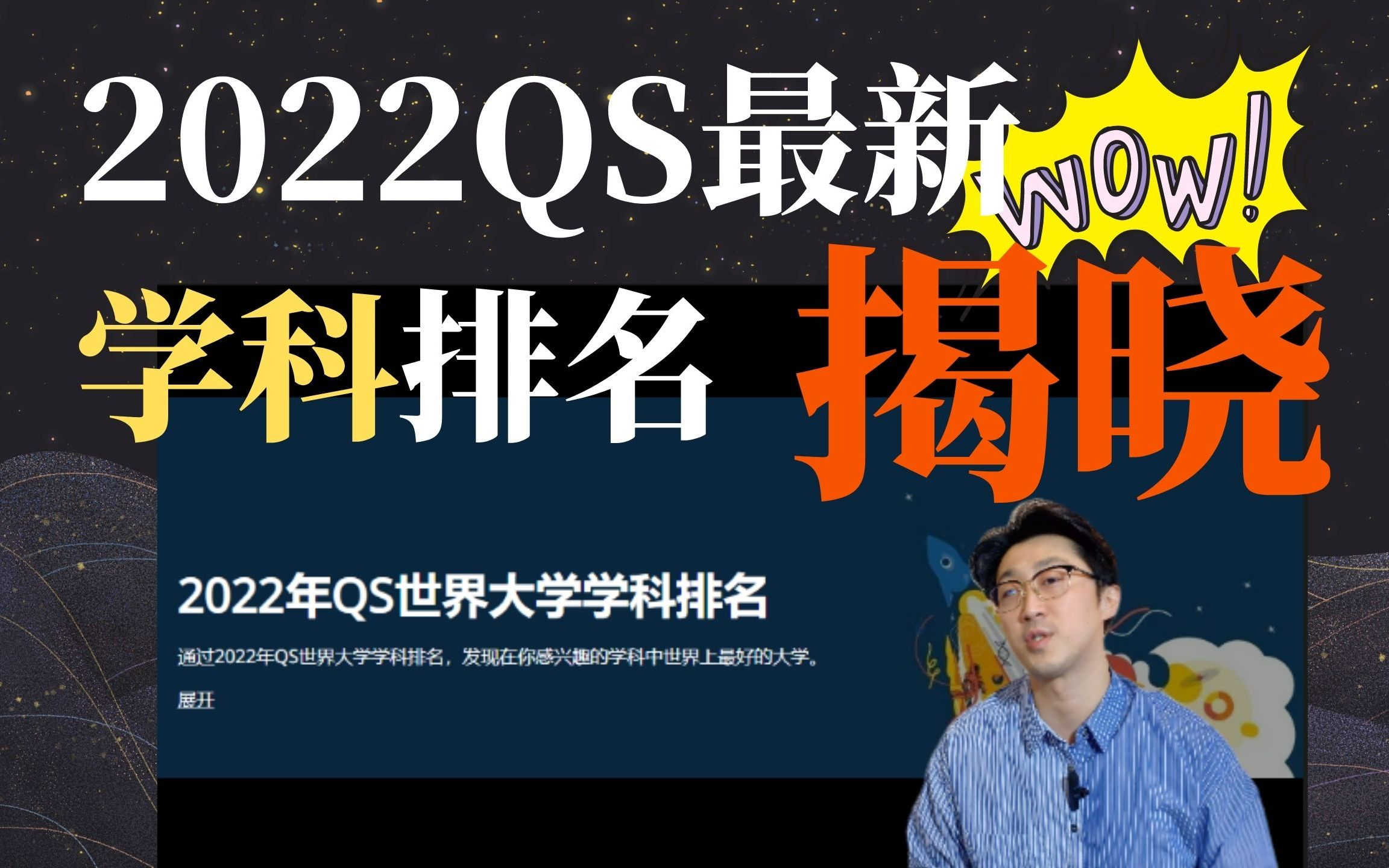 2022最新QS世界大学学科排名揭晓
