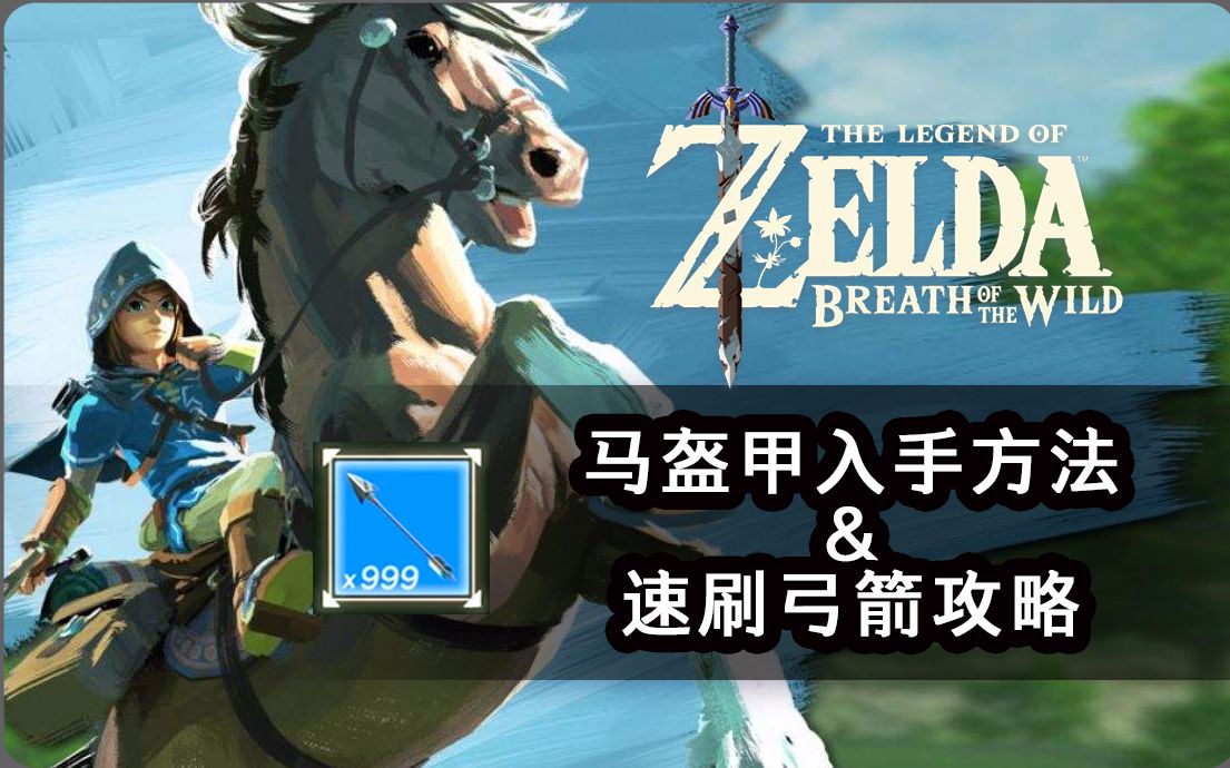 【24k攻略】塞尔达荒野之息 骑士马盔甲入手方法&速刷999支弓箭