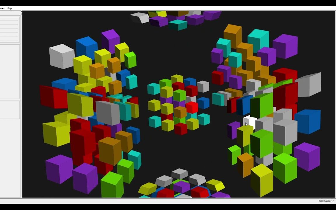 四维三阶魔方实例 Alvin | 软件:MagicCube4D