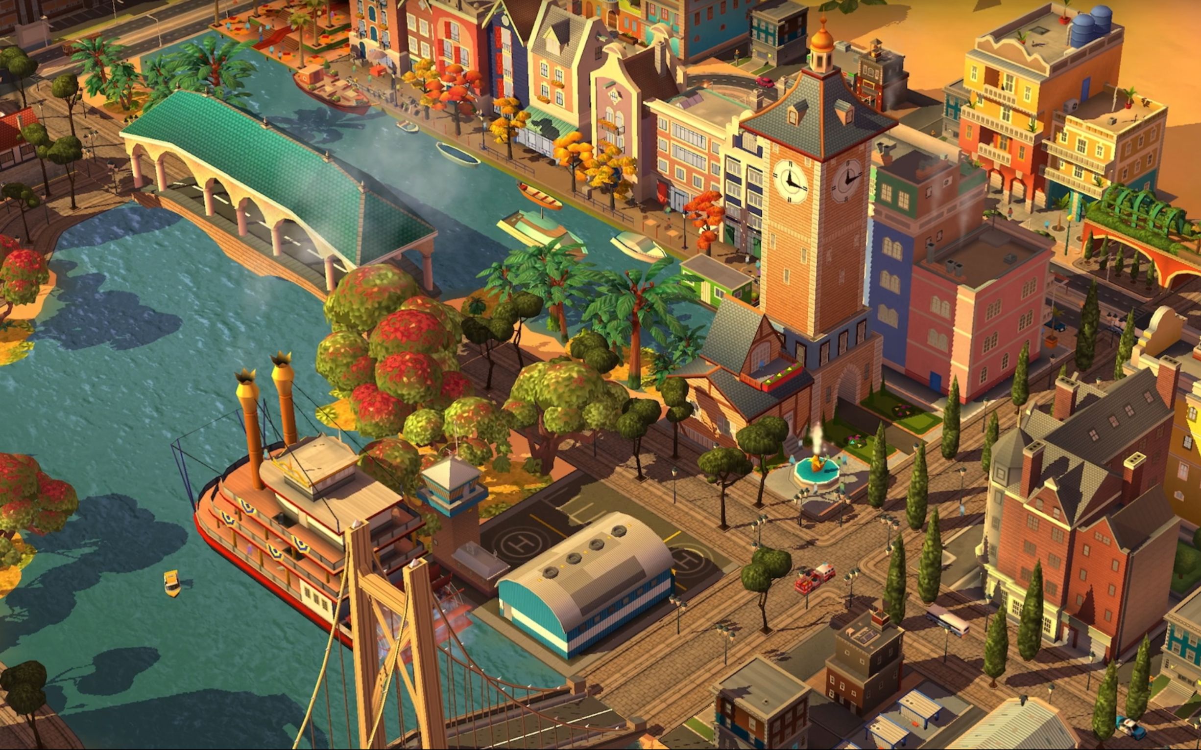 【万国汇/游戏视频】钟楼后面就是大海 模拟城市最佳布局 模拟城市...