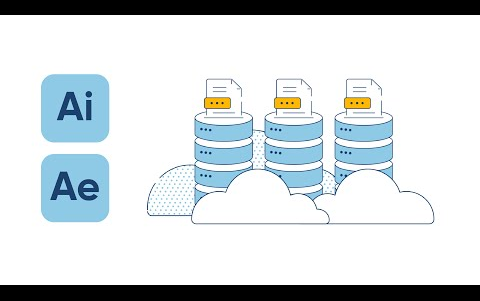 【AE教程|油管搬运|MG动画】修剪路径创建动画数据库