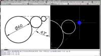 CAD几何制图教程 三分钟搞定一个案例 第21集 外切圆多个绘制