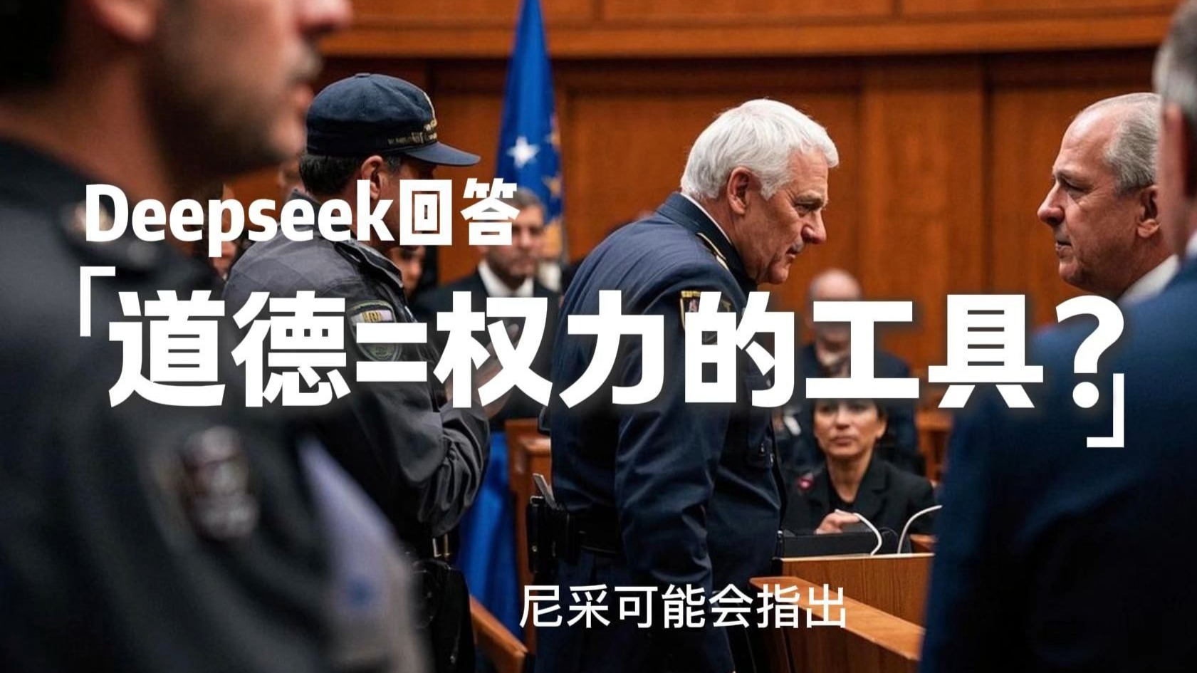 Deepseek回答:尼采谈道德的本质是规训工具