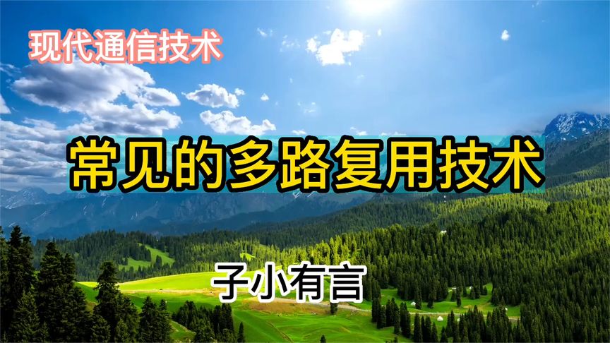 常见的多路复用技术