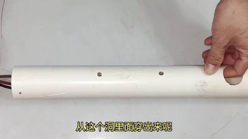 PVC 管有洞电线难穿?水电工方法超简单!