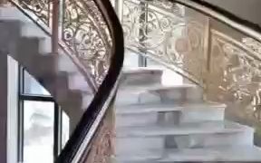 铝艺楼梯护栏设计图案