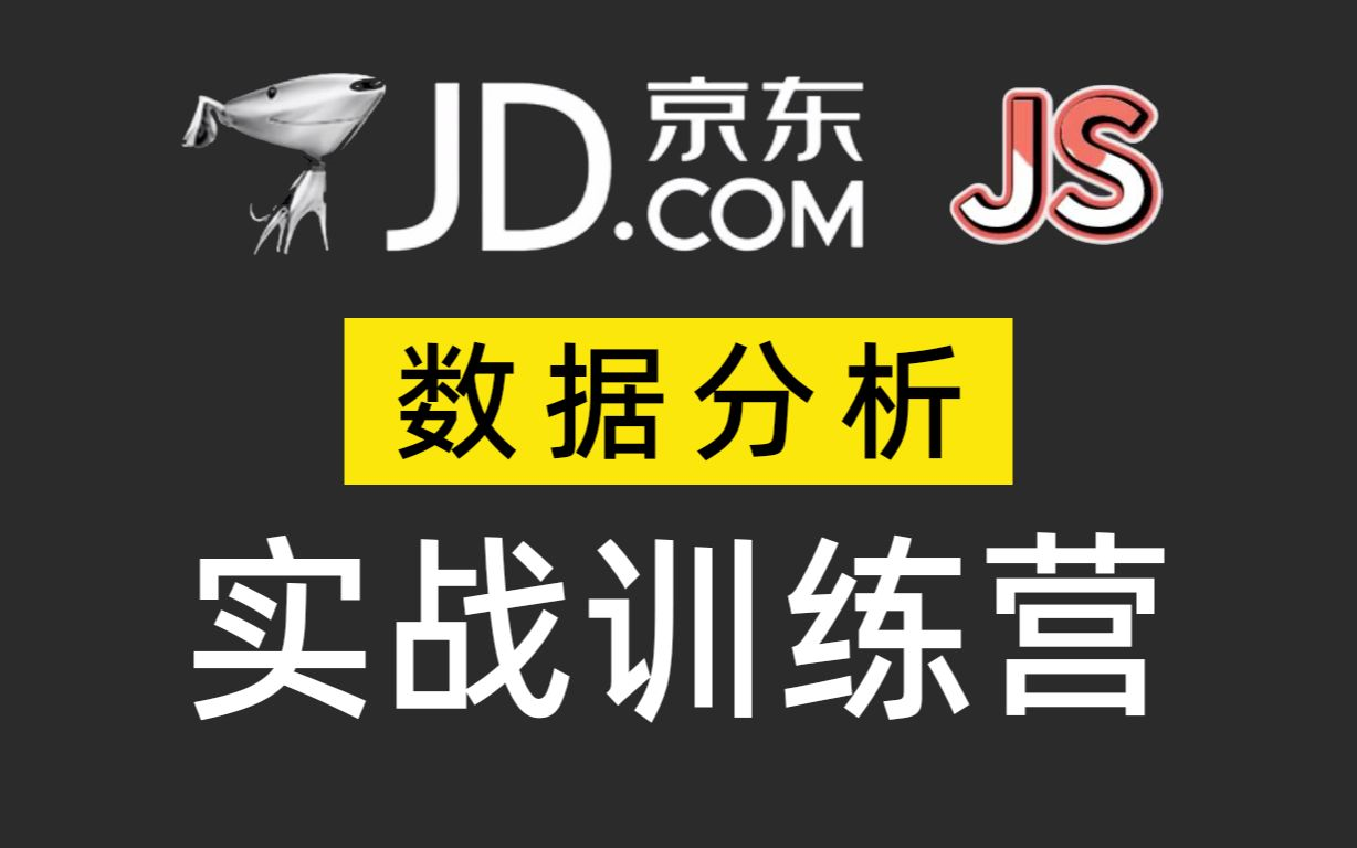 2023最新数据分析教程,京东商业数据分析实战课程,从零到1,手把手教你!