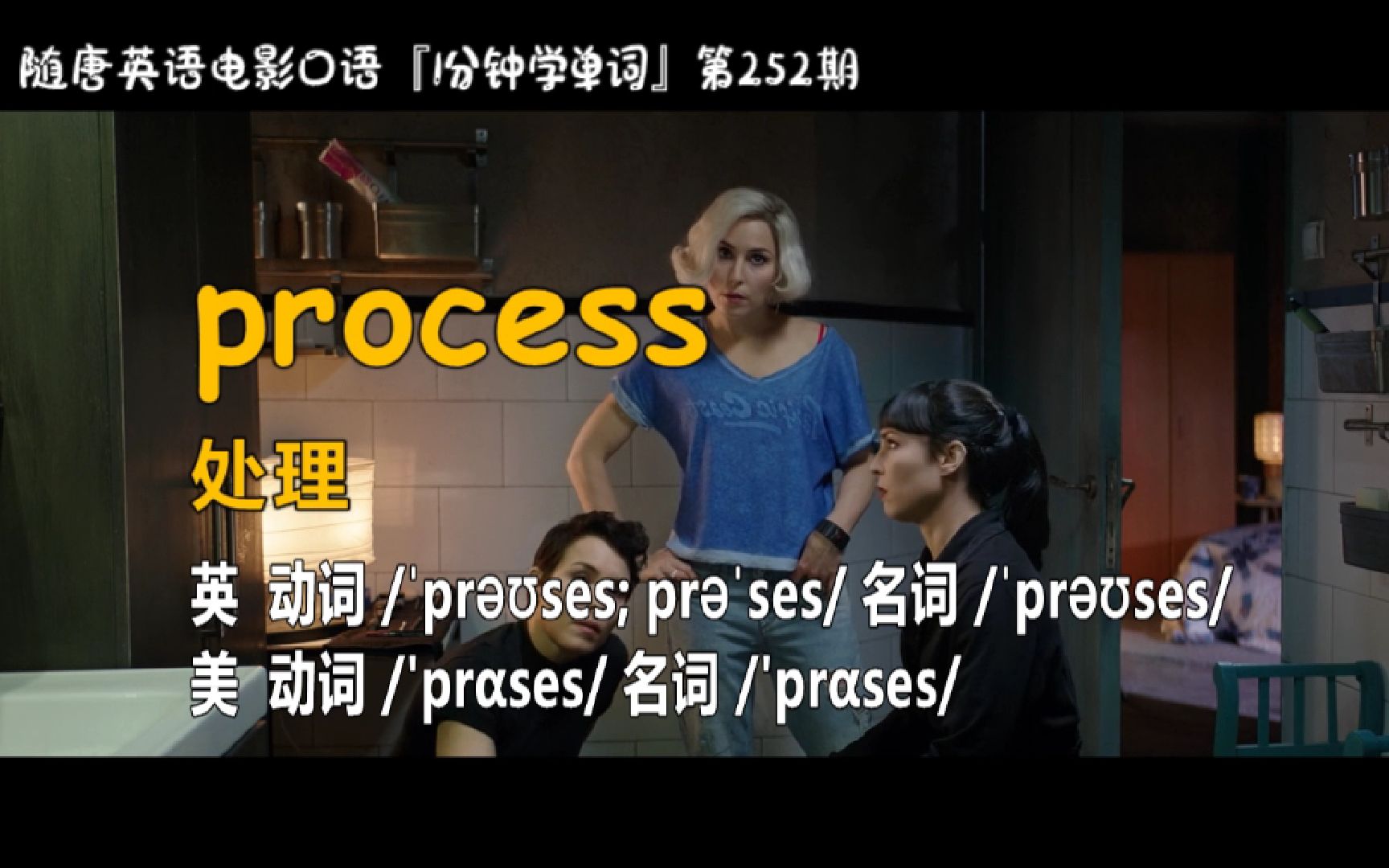 1分钟学单词第252期:process[处理]