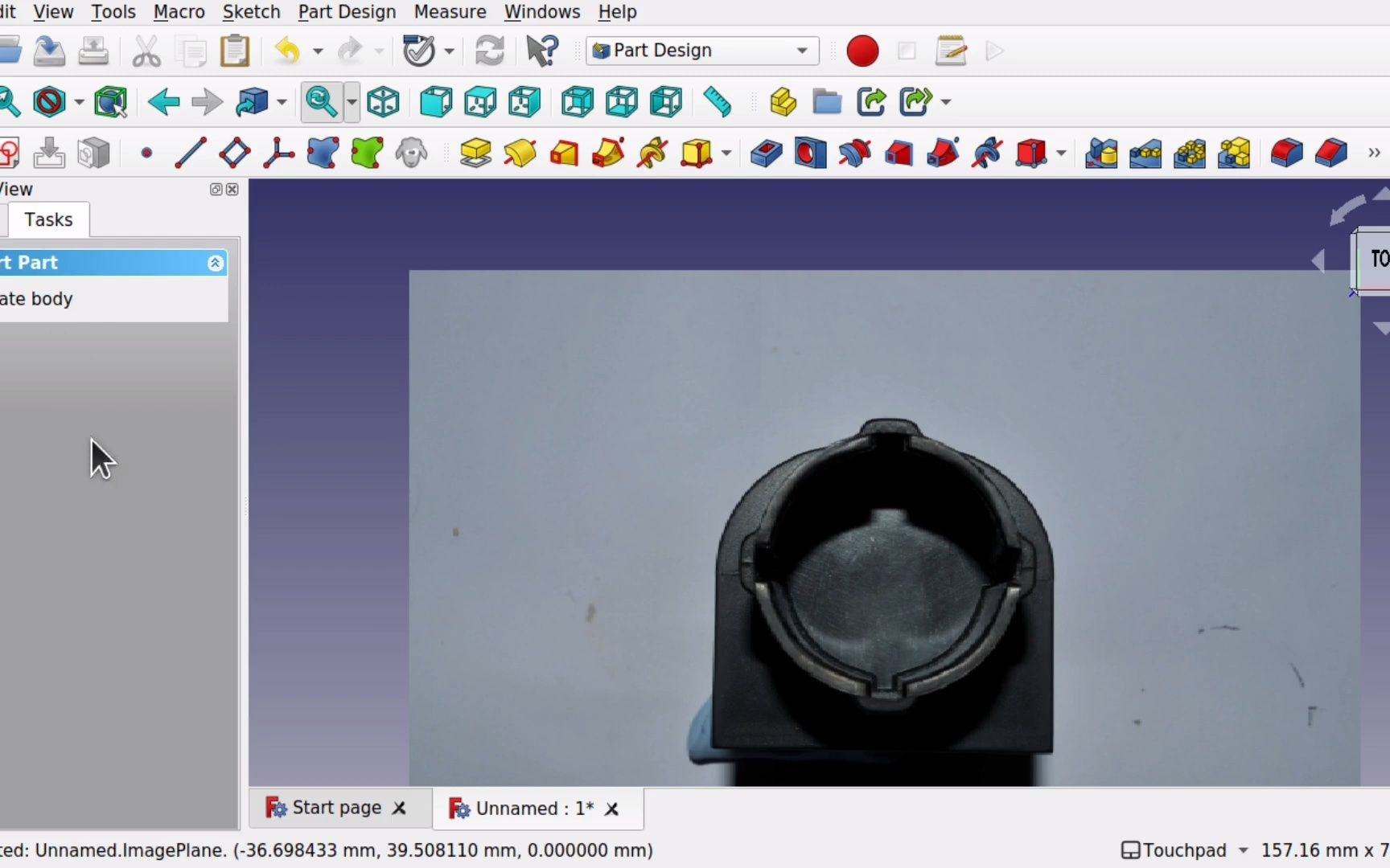FreeCAD 0.20 For Beginners _ 5.1 _ Tracing from Photos Project _ Rep
