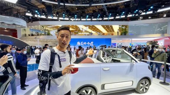 实拍五菱宏光 MINI EV敞篷版,果然是人民需要什么,五菱就造什么
