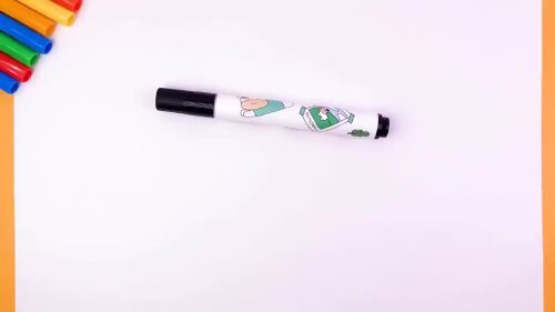 教孩子画儿童自行车并涂色