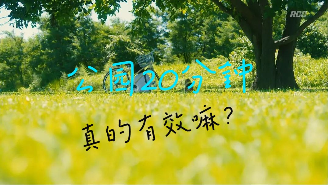 公园20分钟效应,当代打工人的自救指南