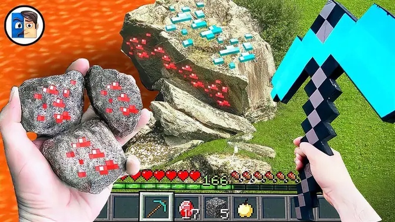 我的世界真人版:现实的钻石财富