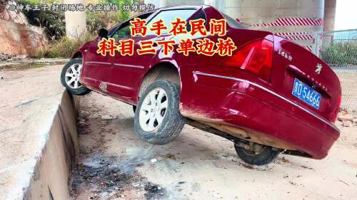 高手在民间这才是专业的单边桥请谨慎驾驶切勿模仿