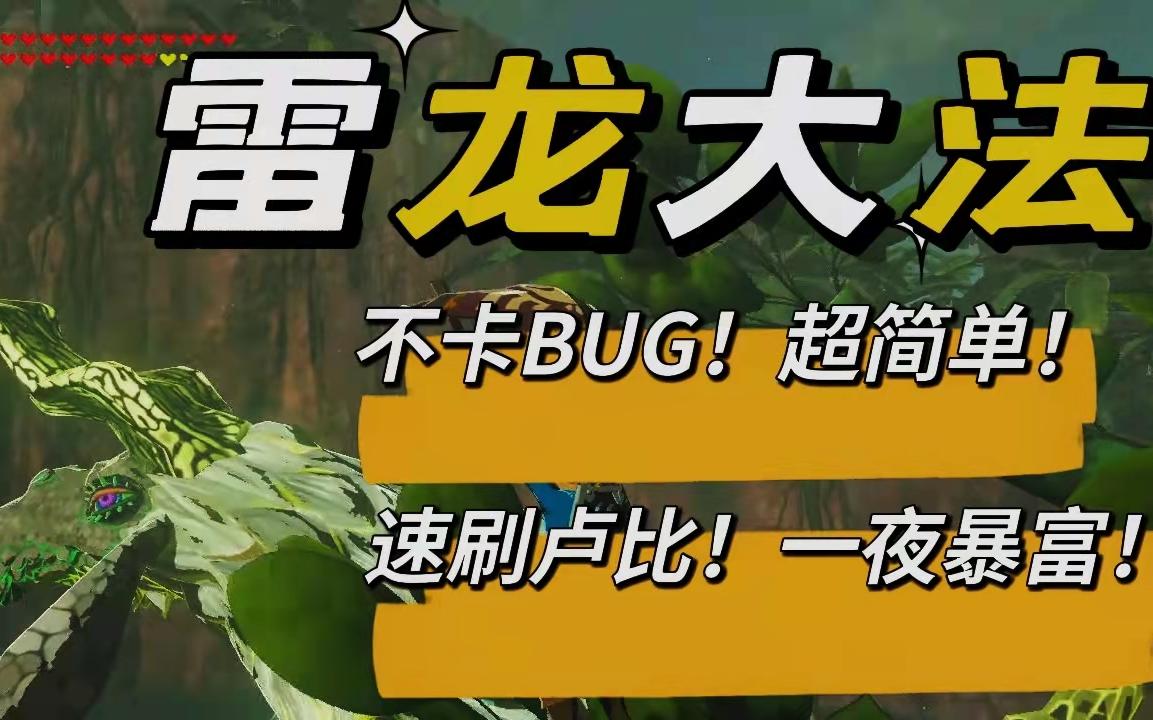 【塞尔达传说】雷龙刷钱大法!从此不缺卢比!超细萌新向教学!