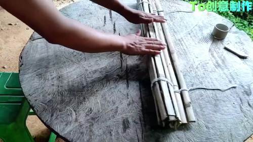 如何捆绑竹帘木排架的绑扣锁扣实用便捷的技巧
