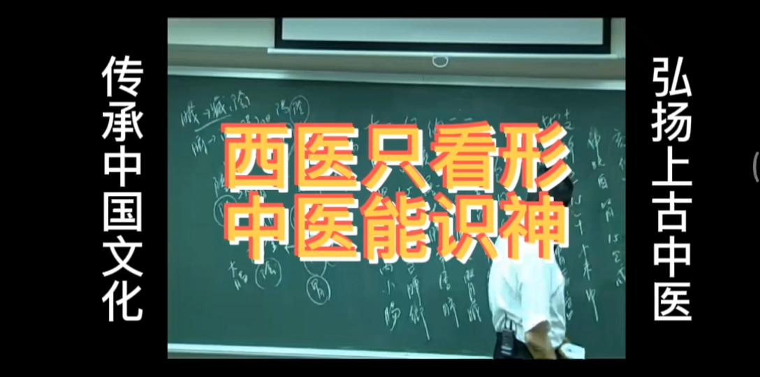 中医和西医看到的神与形的不同在哪里?