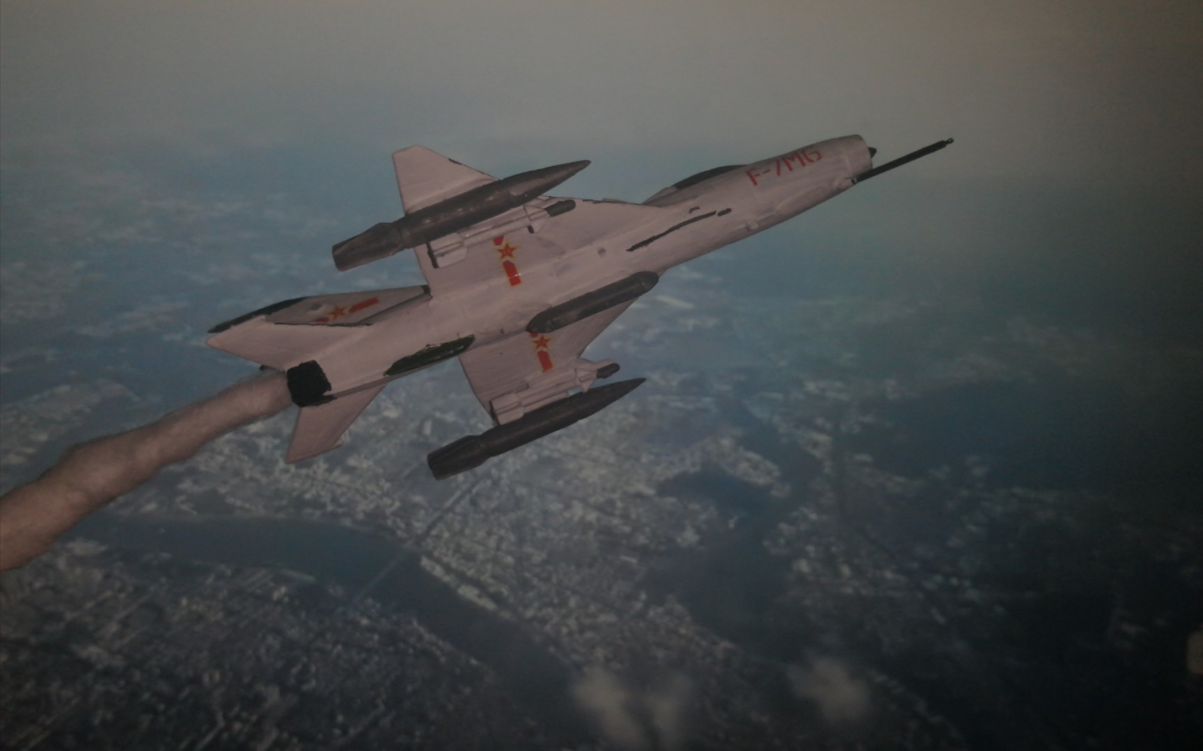 小号手模型,飞行演练,笔记本空域