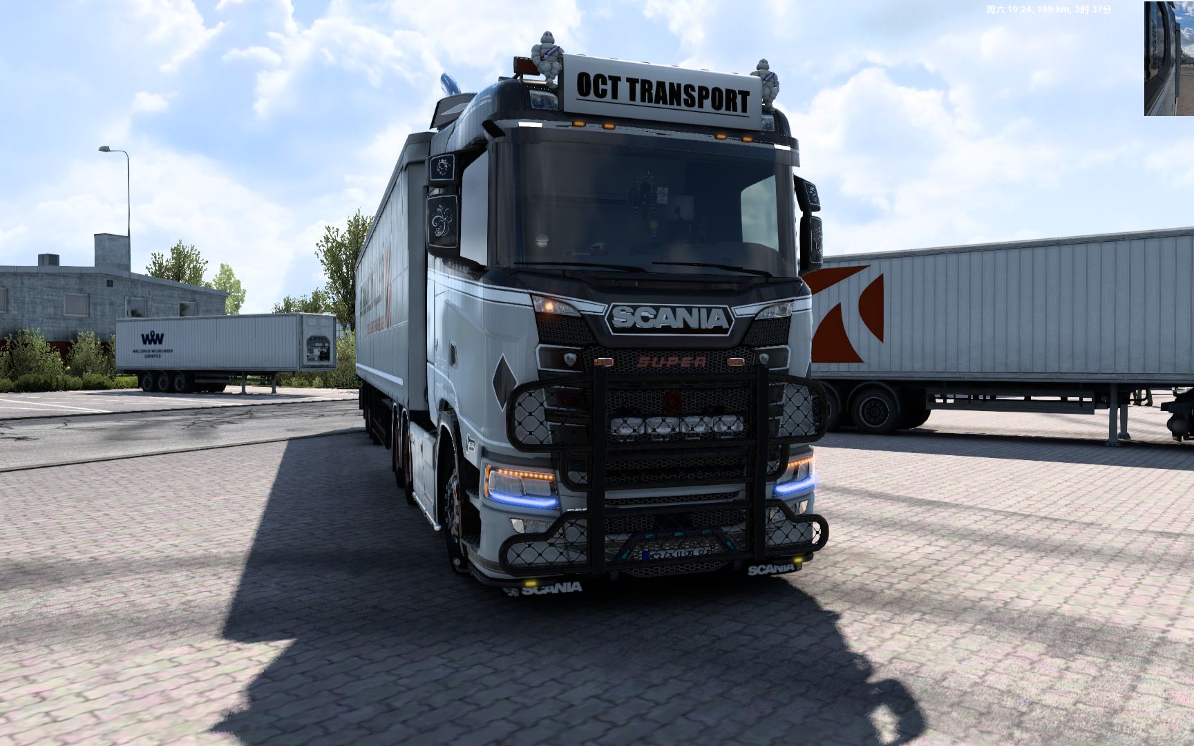 欧卡2-创业记-第70集,改个流水灯,美美的继续拉这百吨木屑板