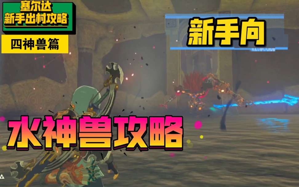 【塞尔达传说】四神兽篇之水神兽 新手快速解谜通关攻略 超详细_哔哩...