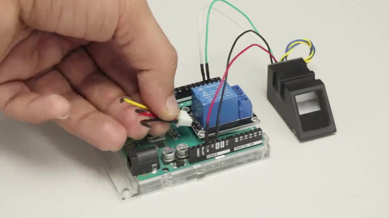 Arduino指纹锁(难)How to Make Fingerprint Bike Starter