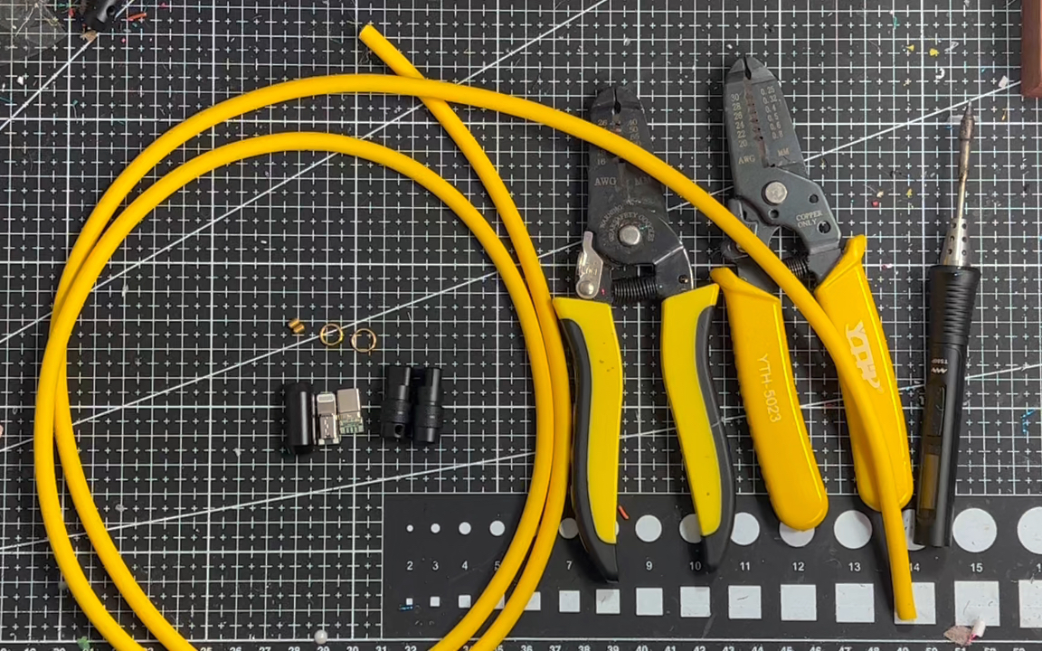 手工做一条客制化iphone苹果快充数据线(c94焊接教程)