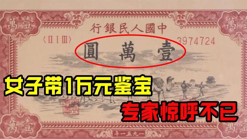 女子带1万元面额纸币鉴赏,莫非来自韩国?专家:先站稳听我说