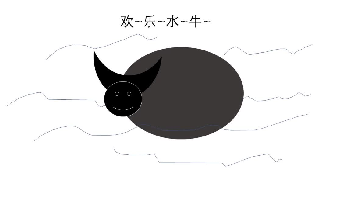 沙雕PPT动画~欢 乐 水 牛(空耳)~原歌词看简介