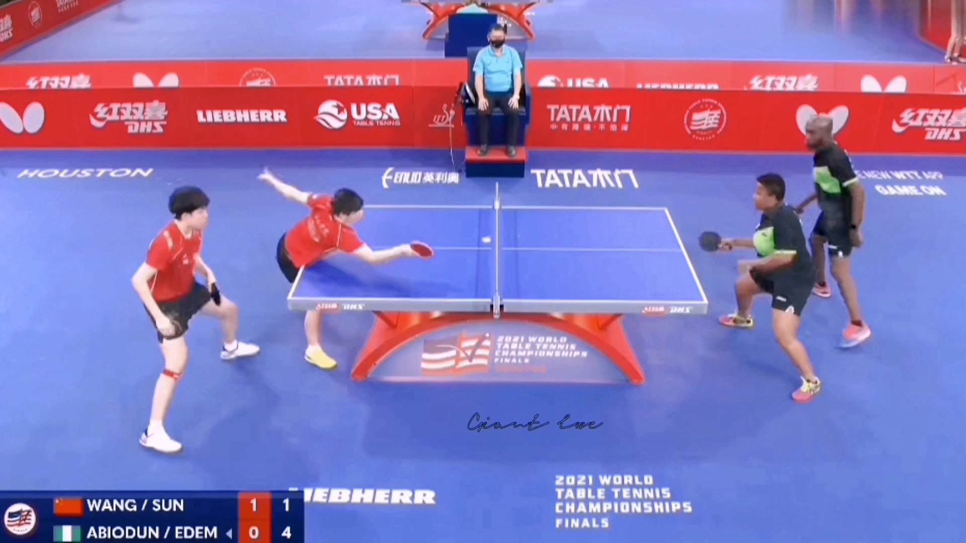 【莎头】2021.11.26-29休斯顿世乒赛混双夺冠激情回看