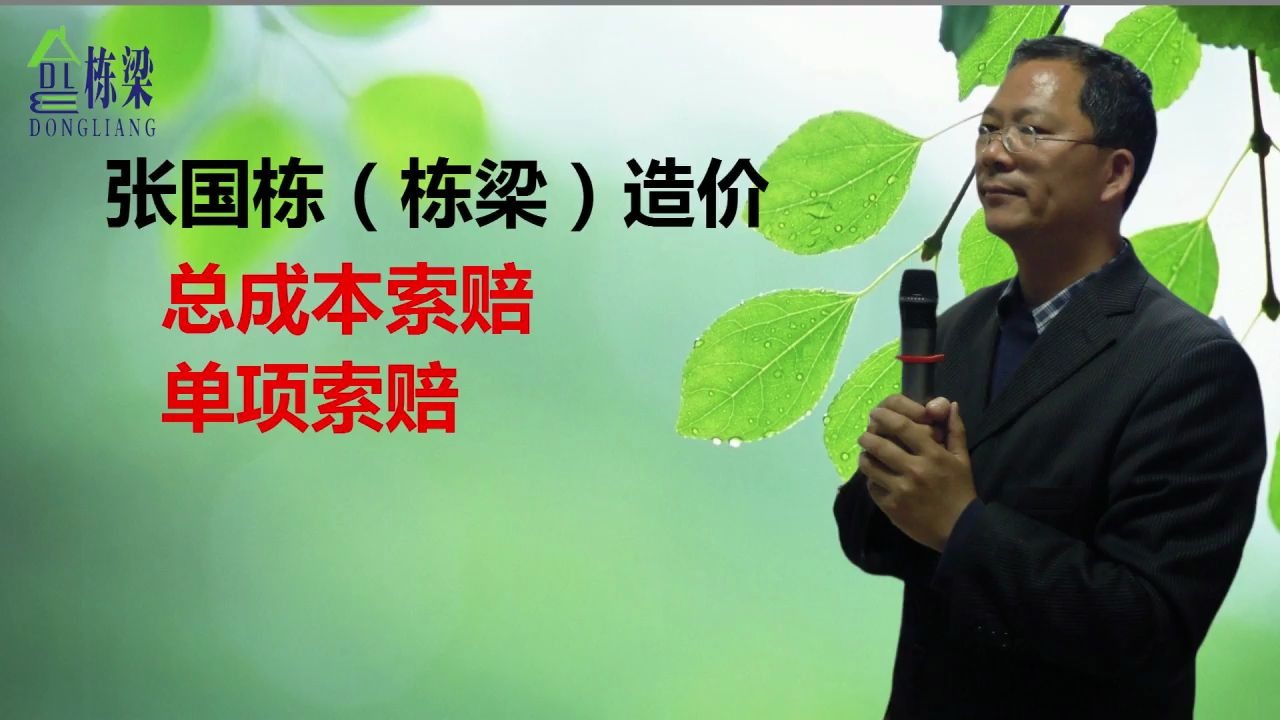 张国栋(栋梁)造价:总成本索赔与单项索赔有何区别?