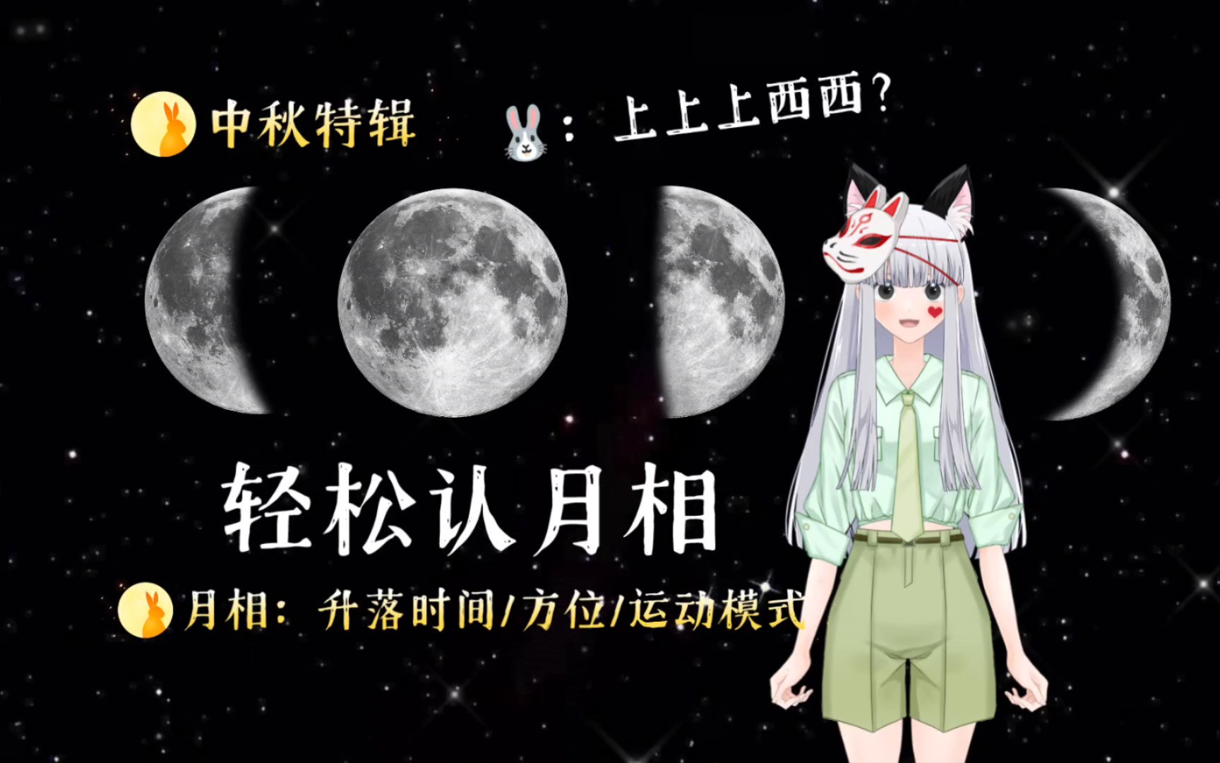 抬头!识月相真的很浪漫:新月满月上弦月,凸月残月蛾眉月【爆爆】上上...