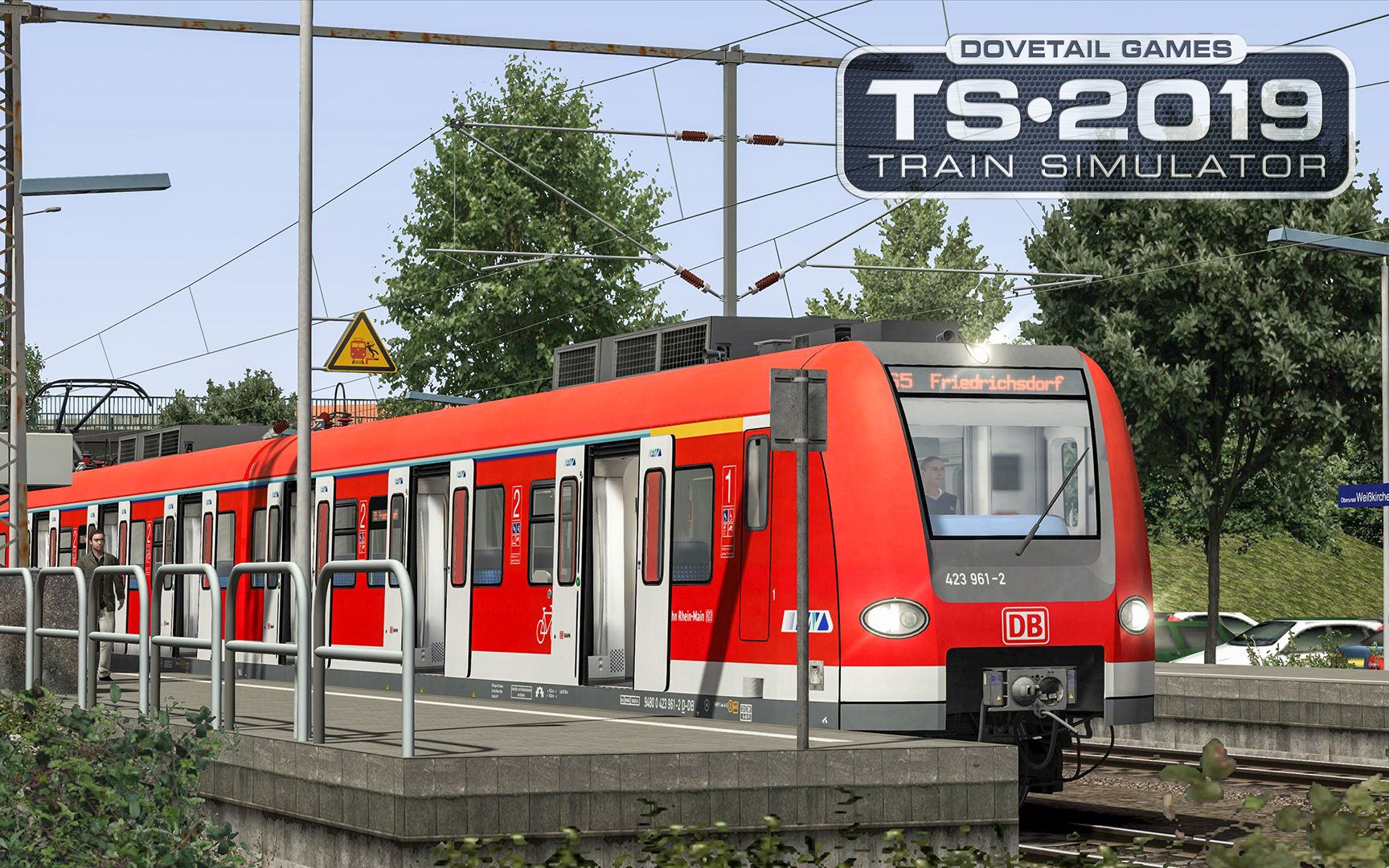 火车模拟2019-法兰克福轻轨 #3:资本时间发车 开往终点Friedrichsdorf | ...