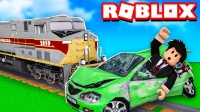 Roblox乐高小游戏第六季 第920集 拆迁模拟器:火车VS汽车大对战!