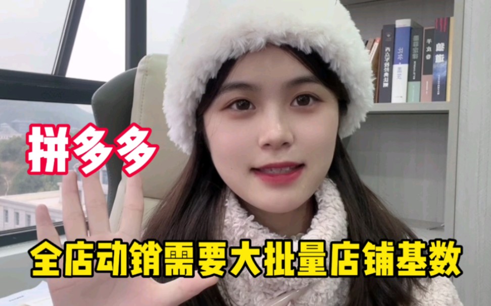 拼多多做全店动销,需要大批量的店铺基数