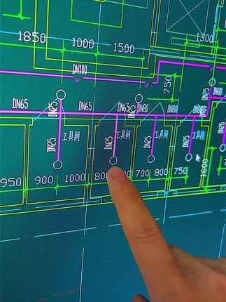 CAD 图纸快速算量教程 消防图纸上的管件特别多,一键生成这种立体图,...