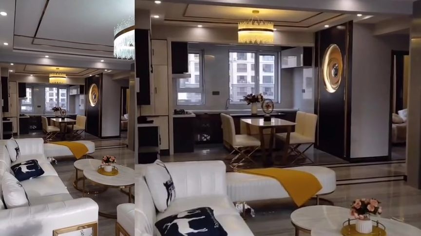 新房现代风格设计很漂亮,榻榻米房简约实用,整体搭配很合理