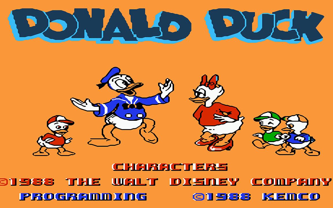 红白机游戏《唐老鸭》原声TAS通关,小时候跳麻袋都没赢过母鸭子!