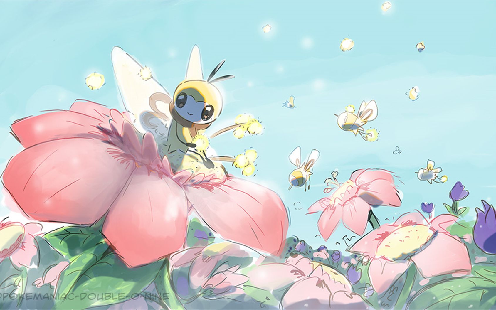 No.743 蝶结萌虻 同人合集 把花粉做成圆形的团子。可以食用或战斗中...