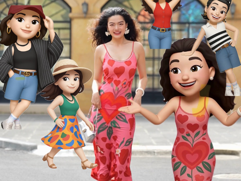 跟着动态 emoji 小人转场学拍照姿势!附教程