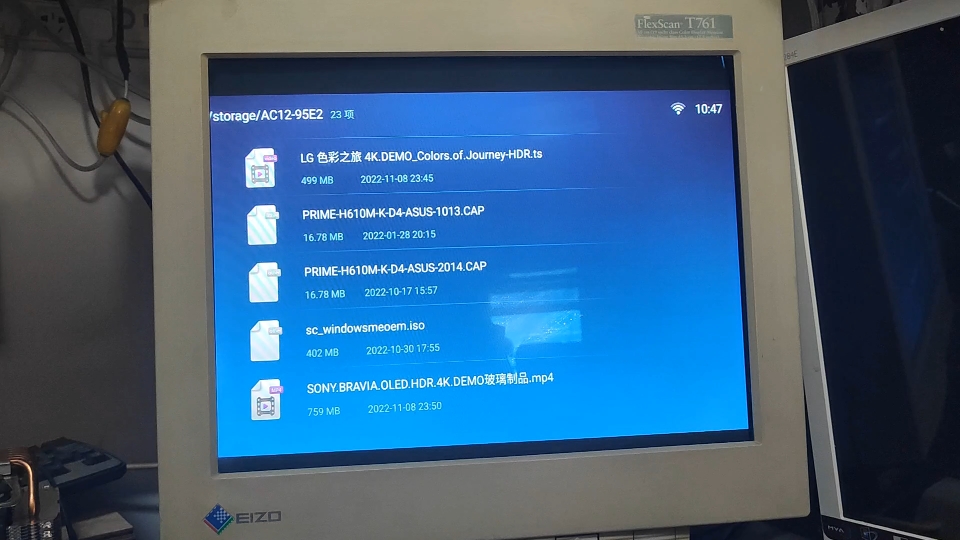 索尼特丽珑19寸CRT显示器播放4K HDR演示片的效果如何?