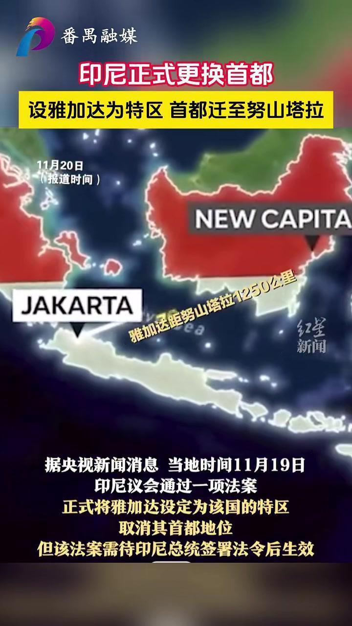 印尼正式更换首都#印度尼西亚