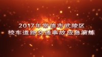 2017年常德校车道路交通事故应急演练