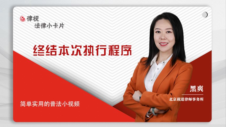 终结本次执行程序