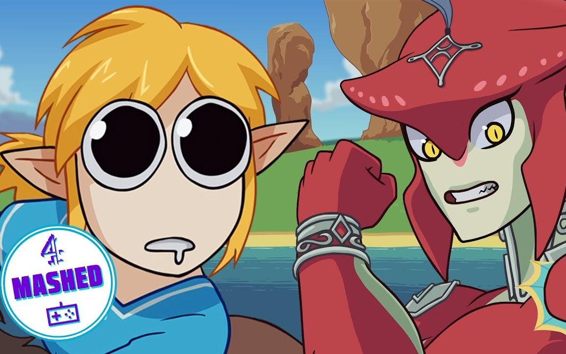 ...汉化】塞尔达传说:旷野之息——绿帽子林克和希多(无节操有码动画)