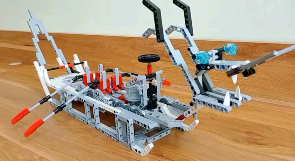 【乐高】EV3作品集之赛龙舟