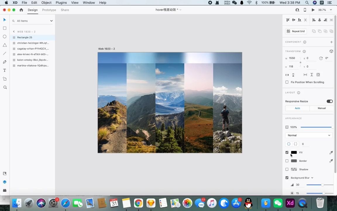 #ui设计师 #adobexd #交互动效 #ui设计 组件hover