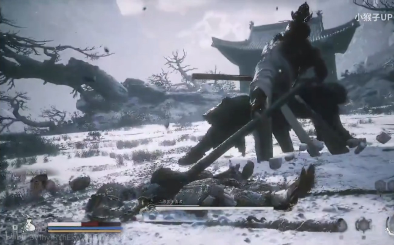 打败二郎显圣真君 (黑神话悟空)【小猴子UP】_游戏热门视频