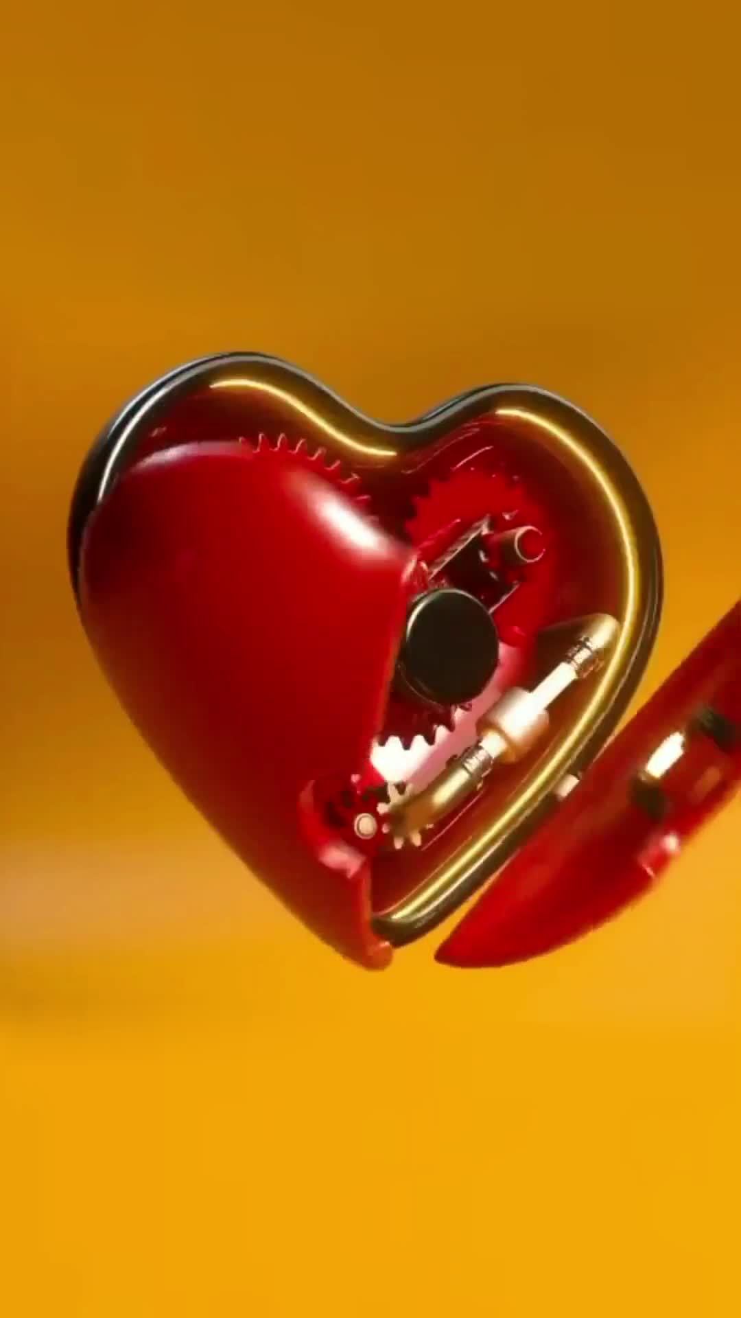 机械心,创意动画,c4d动画