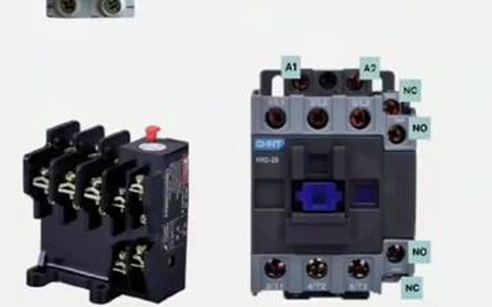 热过载继电器保护电路。