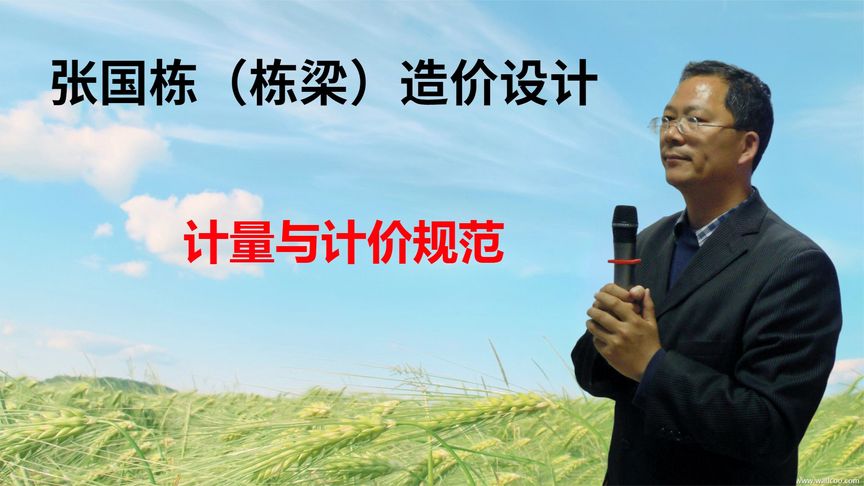 张国栋(栋梁)造价设计:计量与计价规范非常重要